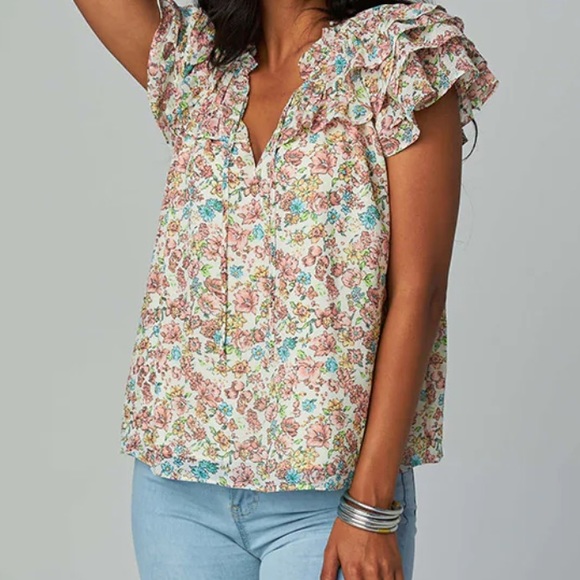 Buddy Love | Tops | Carla Ruffle Top Cotswolds | Poshmark
